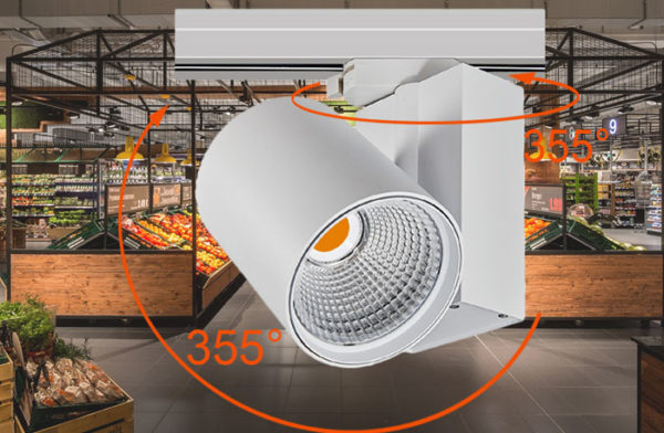 50W 6000lm Led Track Light Fixtures - Powerstar