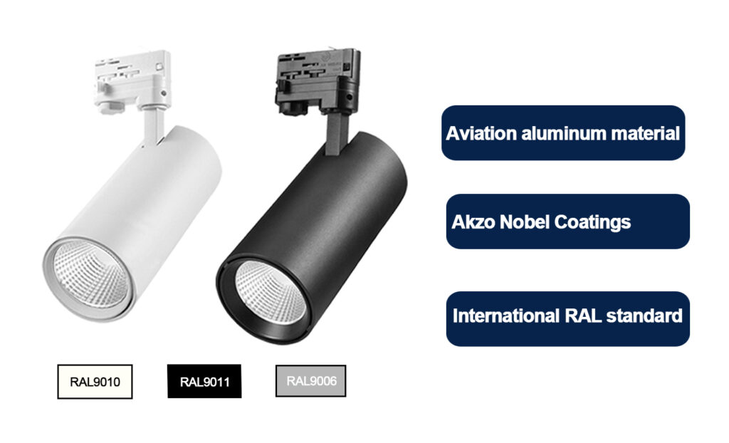 30W Tuya Zigbee Tunable White Dimmable LED Track Light