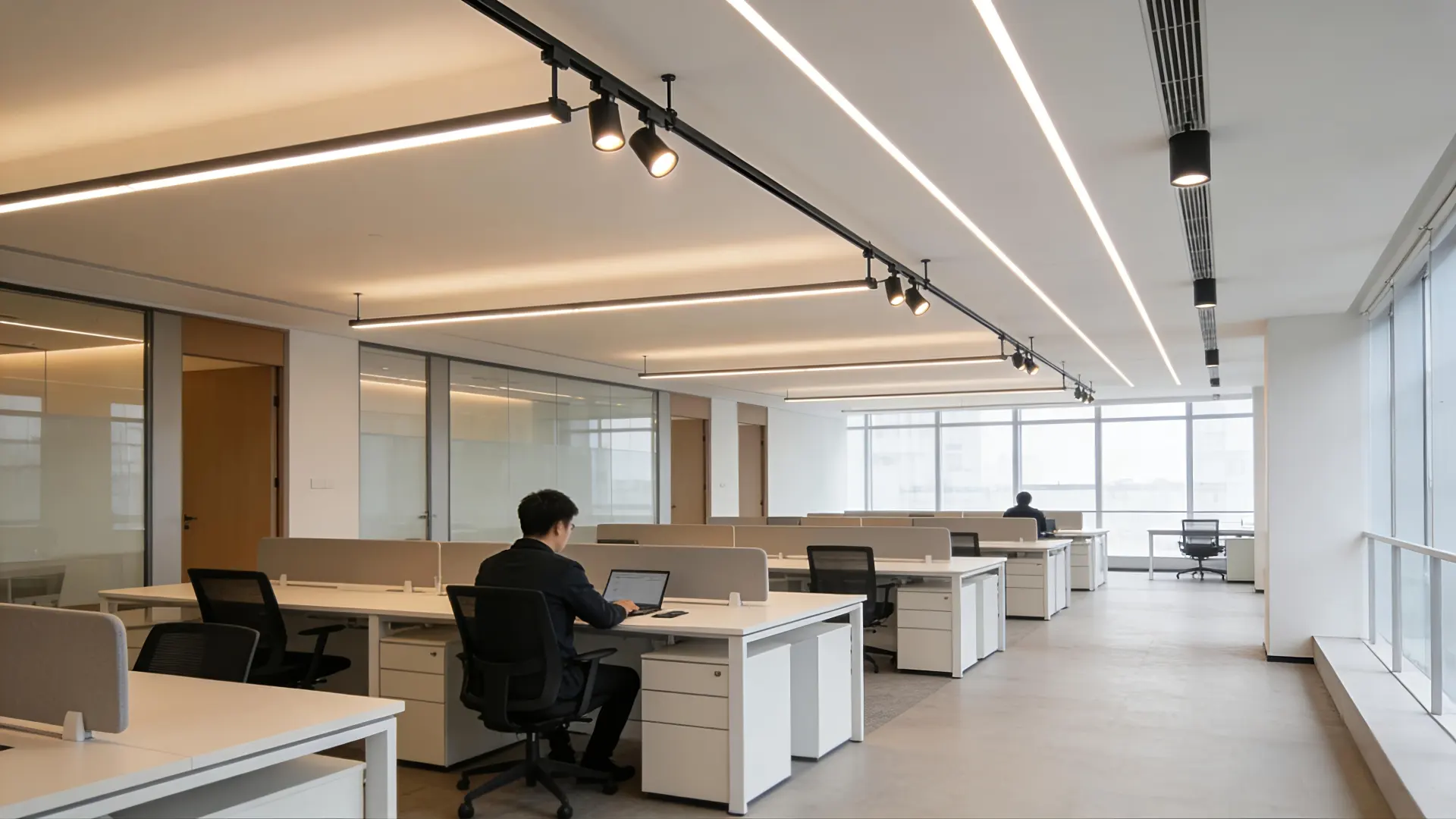 Advantages of DALI Low UGR Lighting in Linear and Track Systems - Powerstar